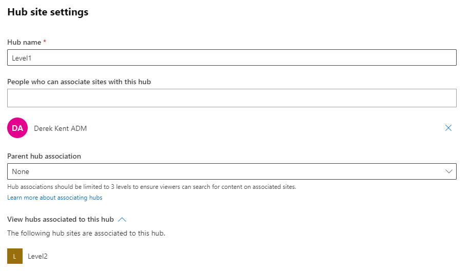 Can't get Hub navigation to work - Microsoft Q&A