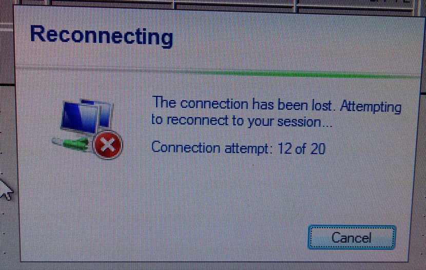 The Connection Has Been Lost Attempting To Reconnect To Your Session Microsoft Qanda