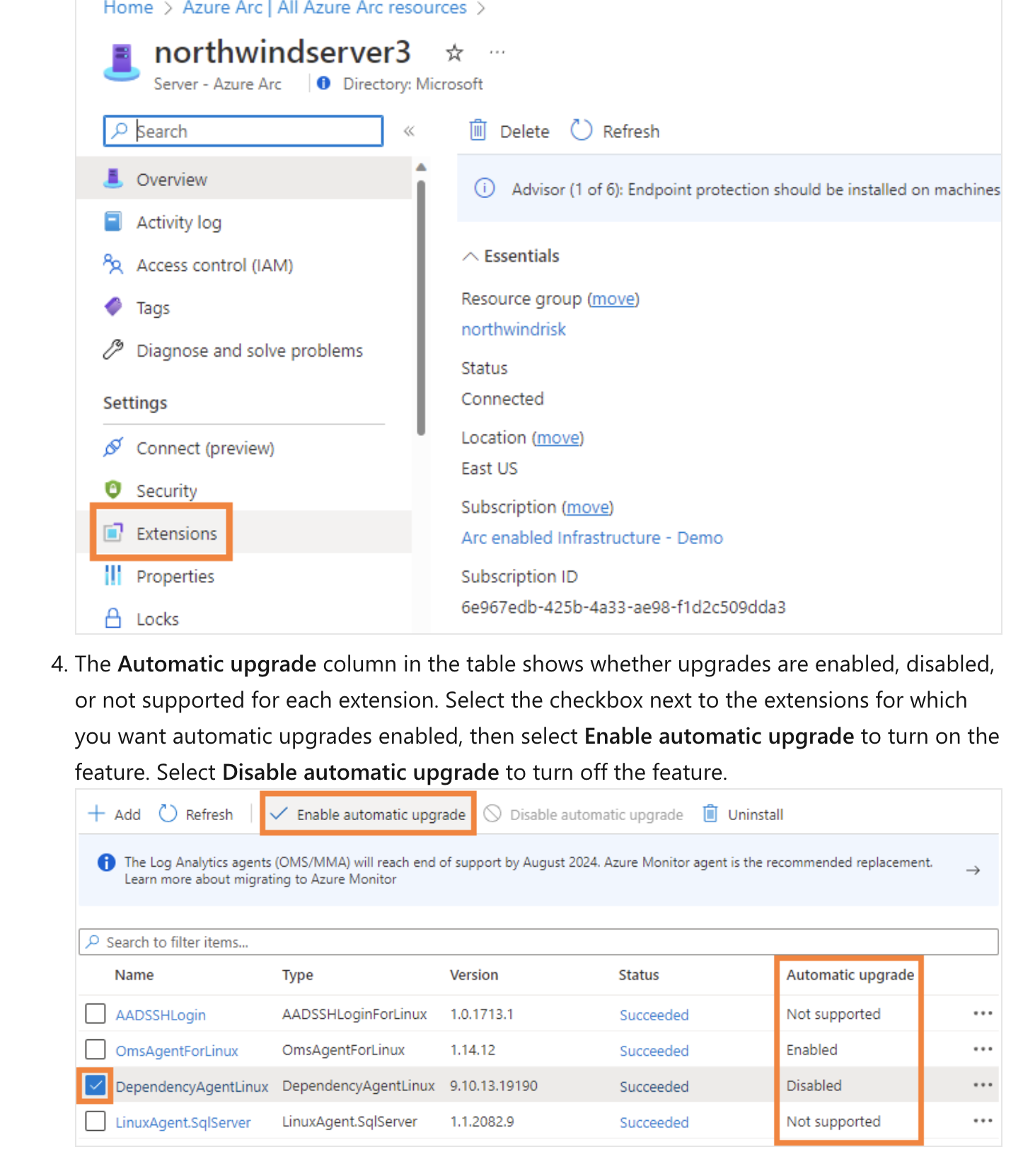 Azure arc agent updates - Microsoft Q&A