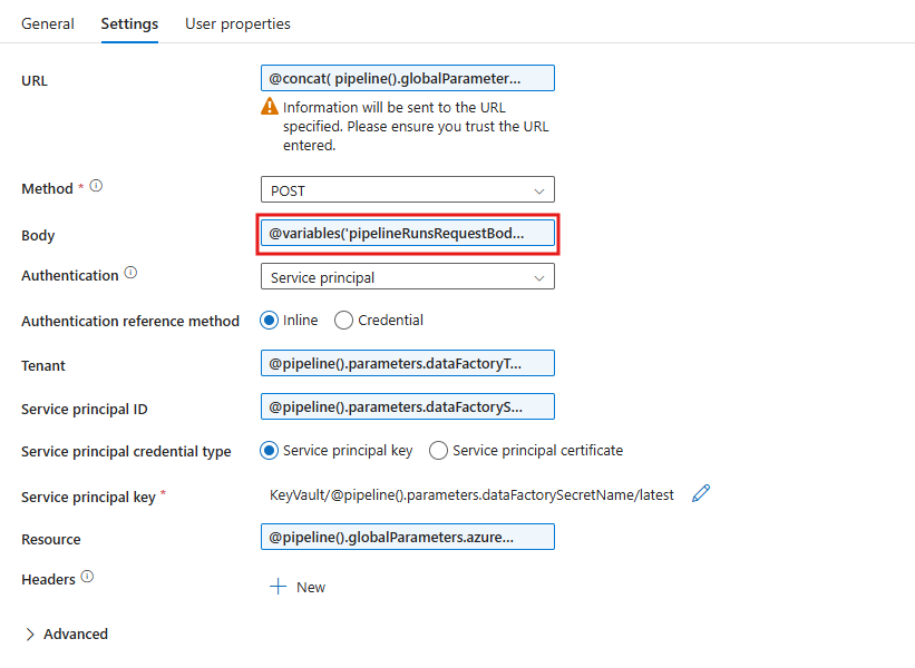 ADF Resource Manager ContinuationToken not working - Microsoft Q&A