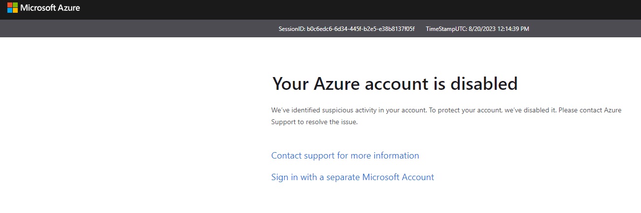 How to finishing signup on microsoft azure - Microsoft Q&A
