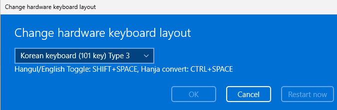 How do I query Korean keyboard's hardware keyboard type? - Microsoft Q&A