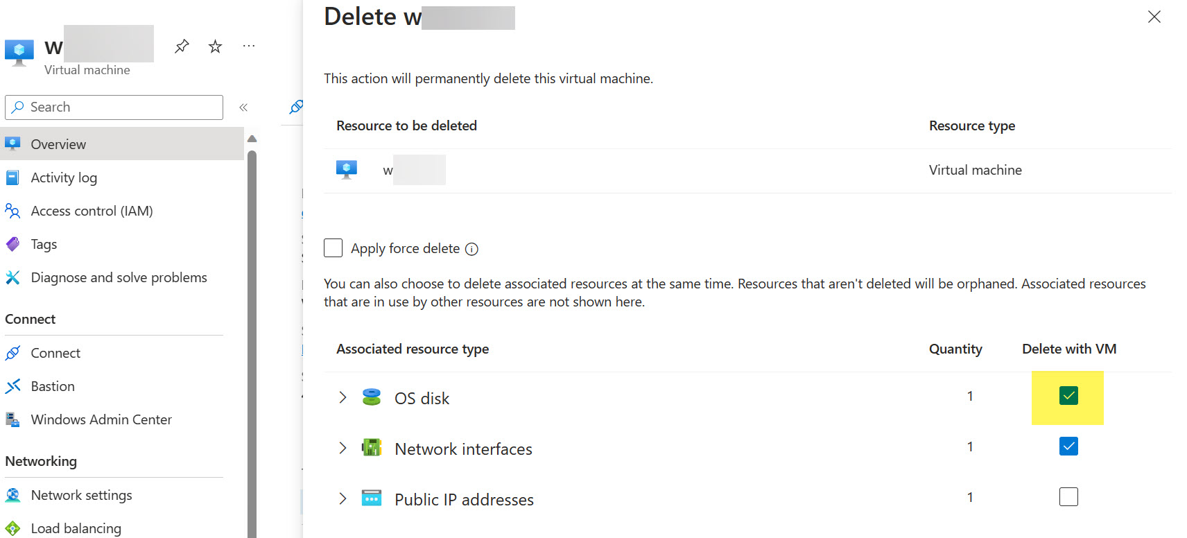 How to detach an OS hard disk from a VM before deletion - Microsoft Q&A