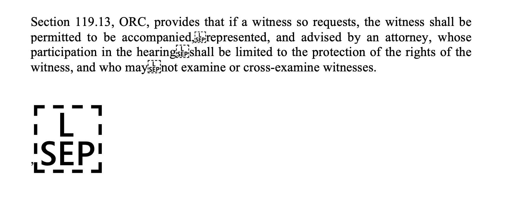 In MS Word getting "L SEP" or "LSEP" boxes showing up in the documents ...