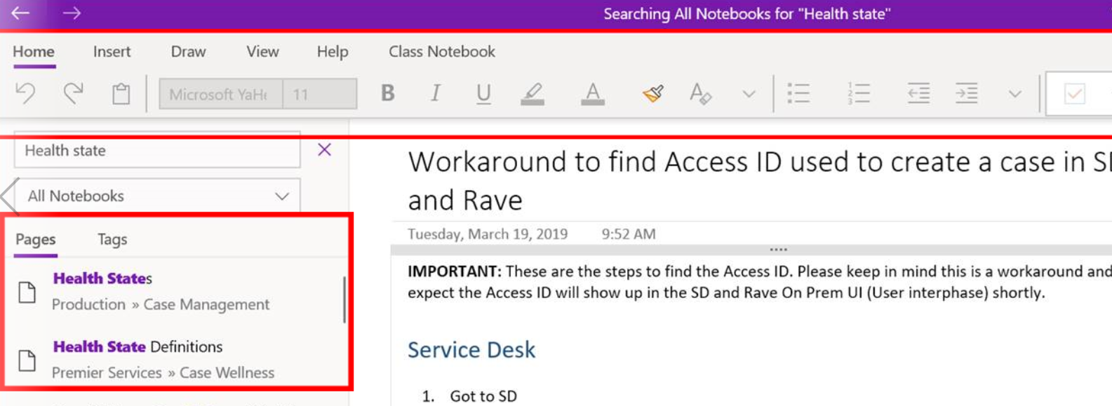 OneNote setting tag issue - Microsoft Q&A