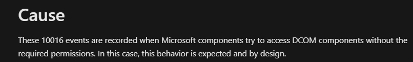 DCOM Warning / Administrator / No Other Accts / etc...... HELP ...