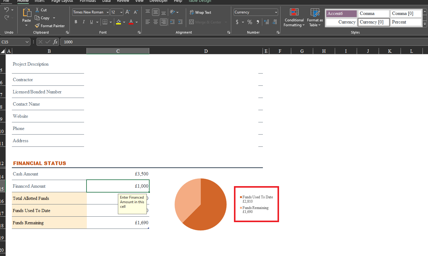 Excel Template "Home Construction Budget" - Microsoft Q&A