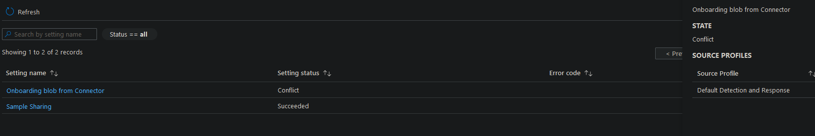 Endpoint detection and response profile won't deploy correctly - Microsoft Q&A
