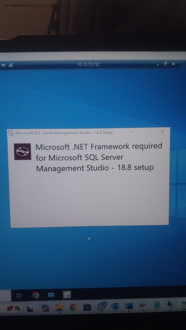 Issue with .NET Framework on SSMS - Microsoft Q&A
