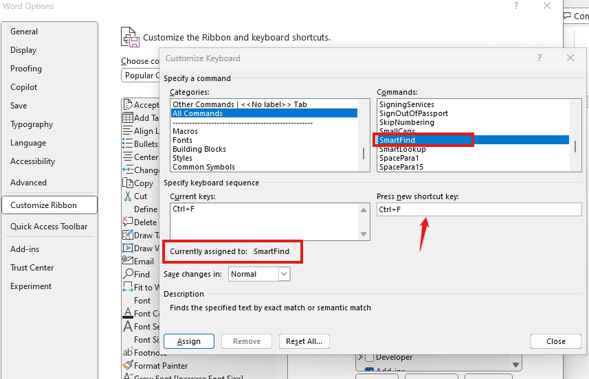 Ctrl+F-Shortcut no longer finding words but turning text bold ...