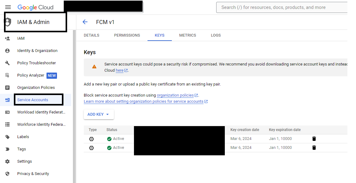 Azure Push Notification Hub Is Not Sending Notification On Andriod Device Using Fcm V1