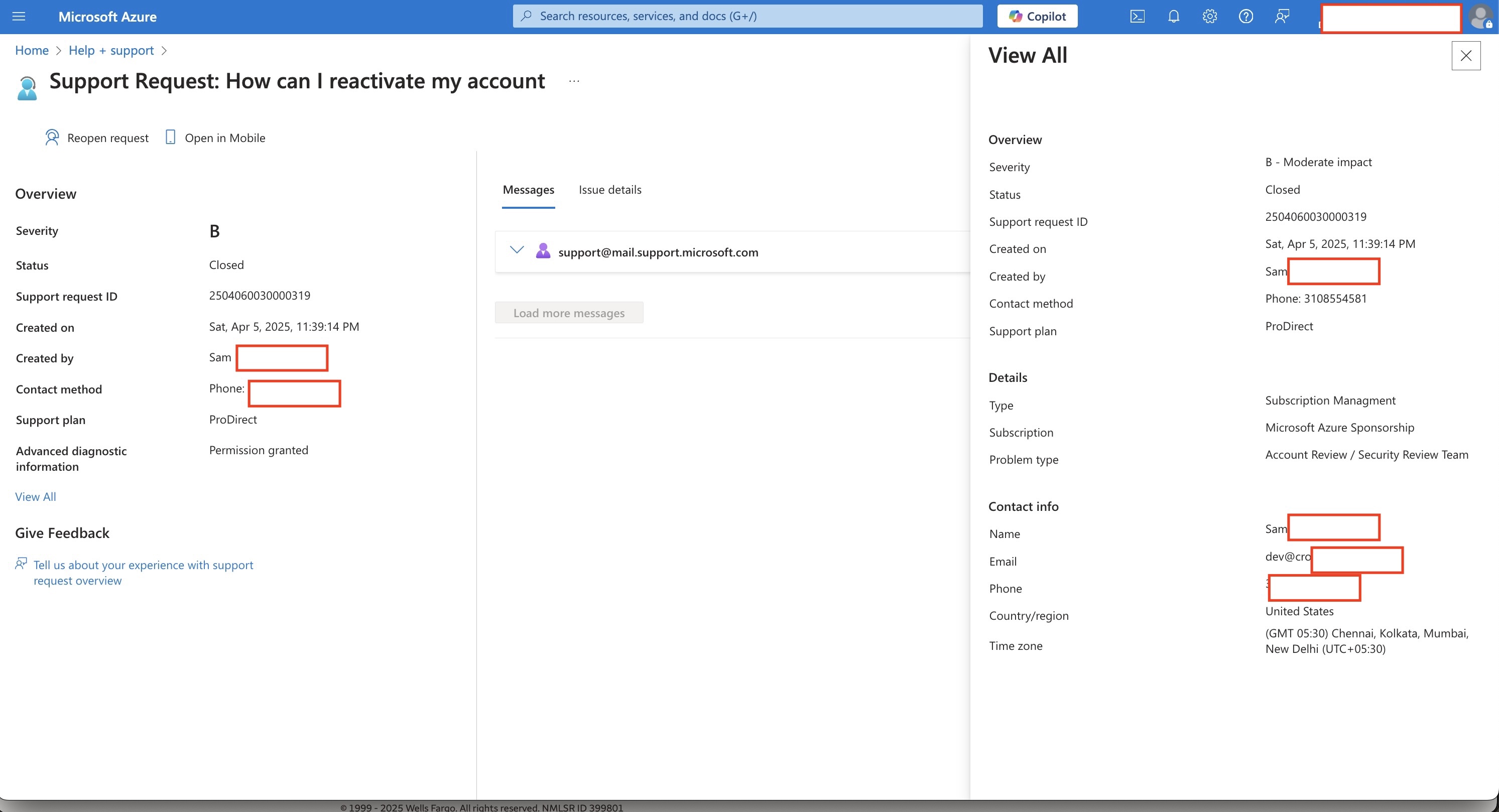 Azure Sponsorship Disabled; Support Plan Increased to $1,000/Month ...