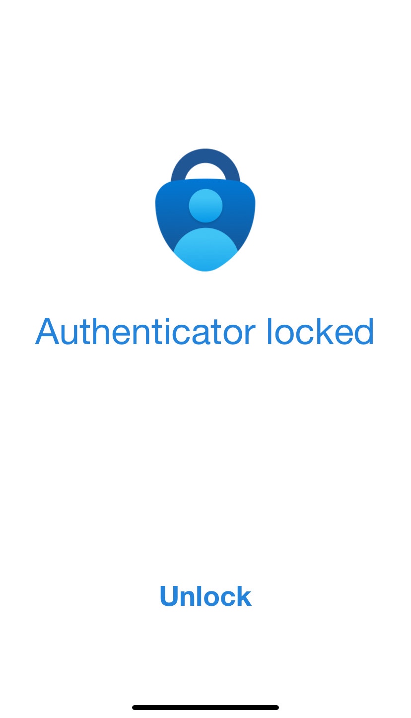 Authenticator App is locked on iPhone. - Microsoft Q&A