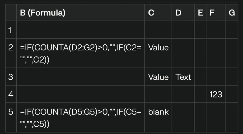 Adding extra formula to existing to return blank - Microsoft Q&A