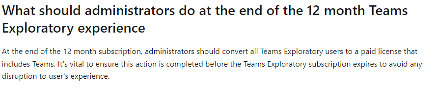 Teams through Microsoft Teams Exploratory - Microsoft Q&A