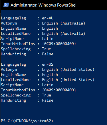 "Microsoft Quick" Languages - How to disable? - Microsoft Q&A