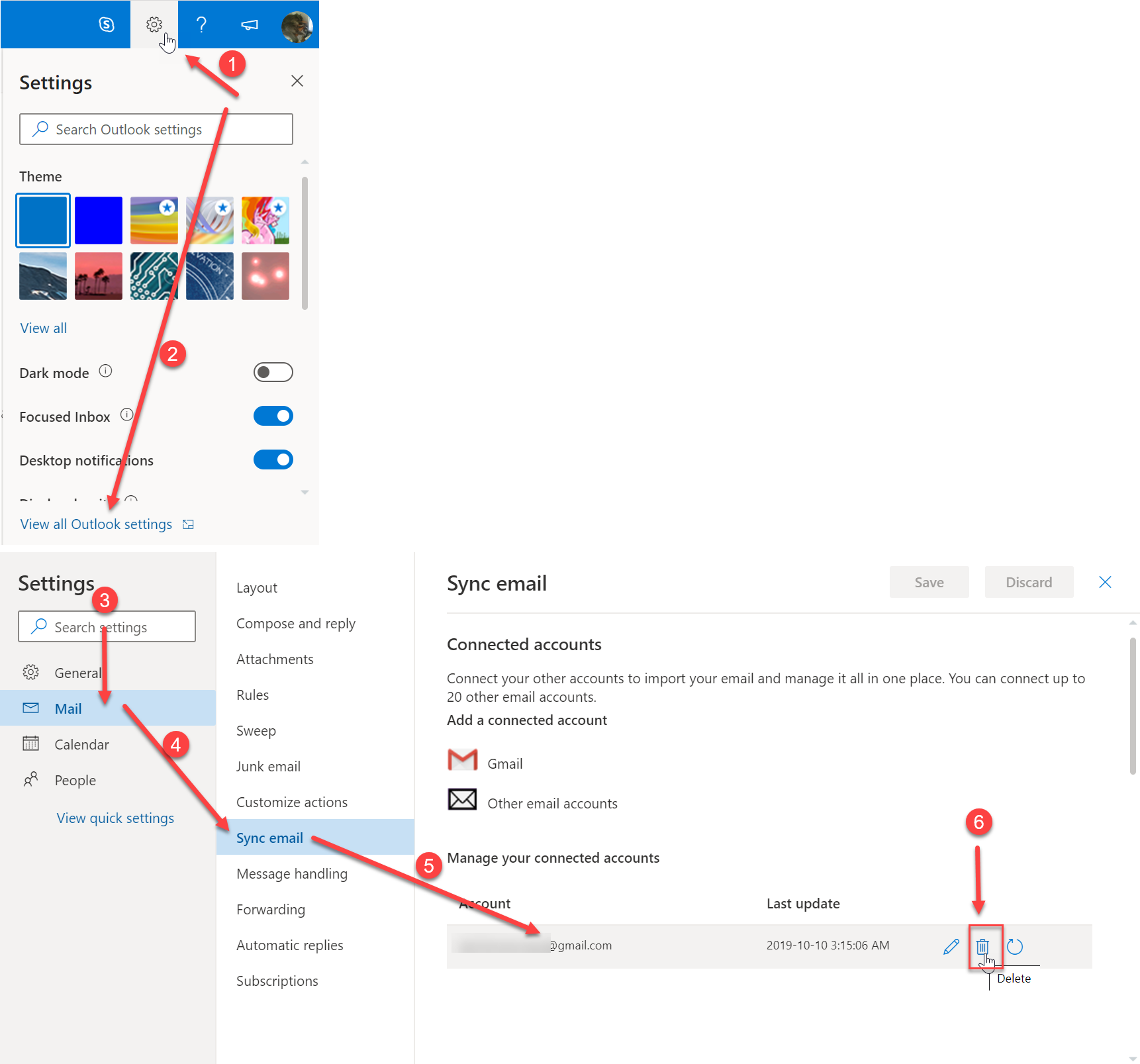 How to unsync Outlook.com from Gmail account??? - Microsoft Q&A