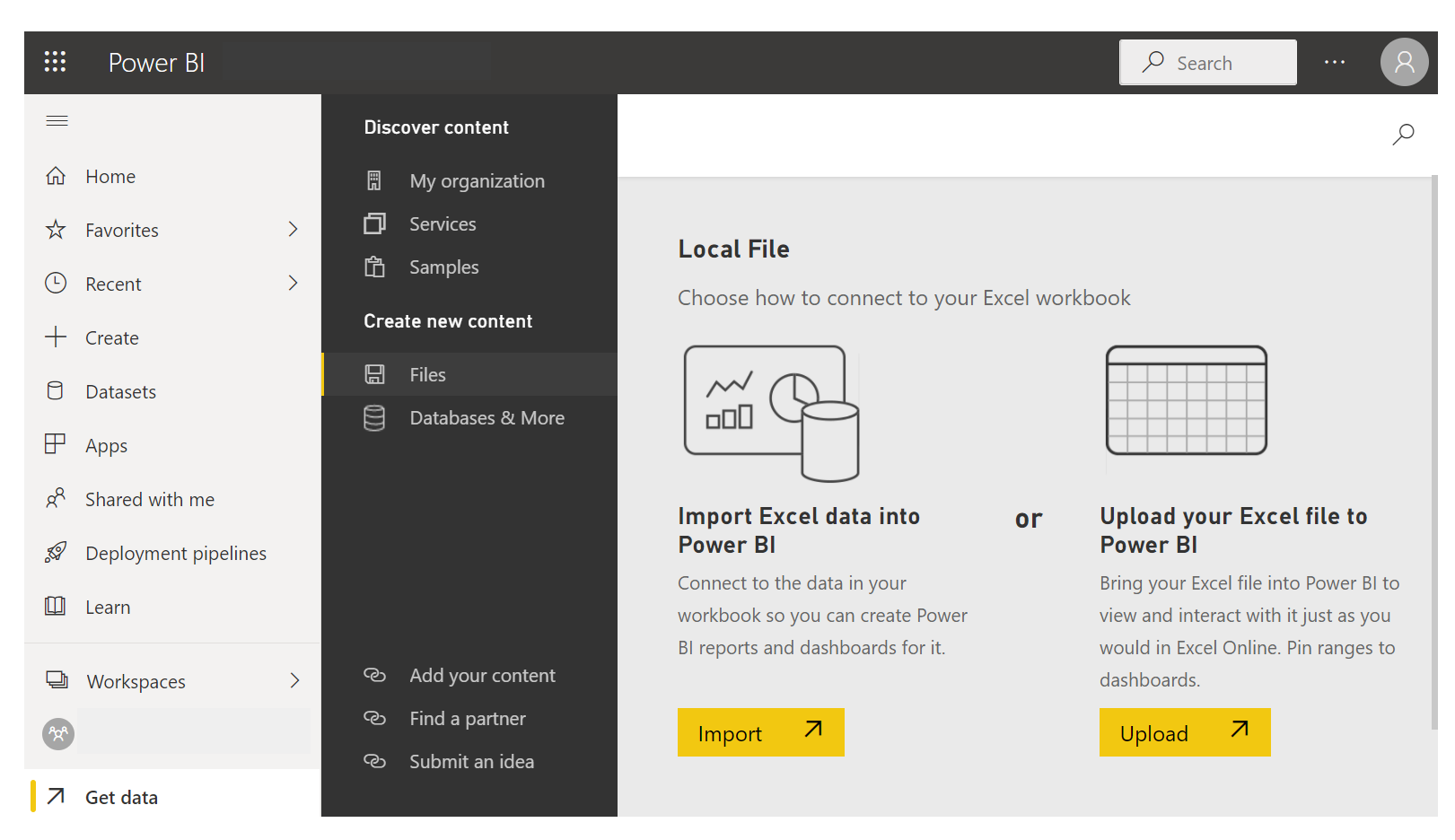 Import or Upload Excel data directly to My Workspace, why do I not see ... Import or Upload Excel data directly to My Workspace, why do I not see ...