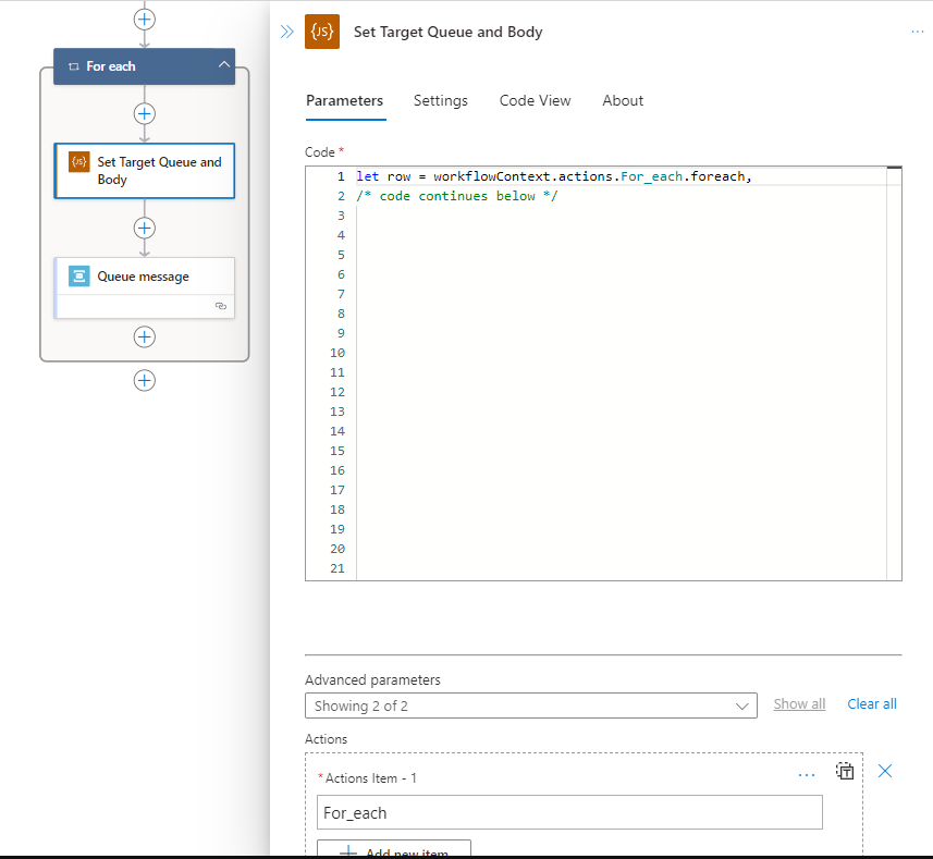Logic App inline code in foreach loop - Microsoft Q&A Logic App inline code in foreach loop - Microsoft Q&A