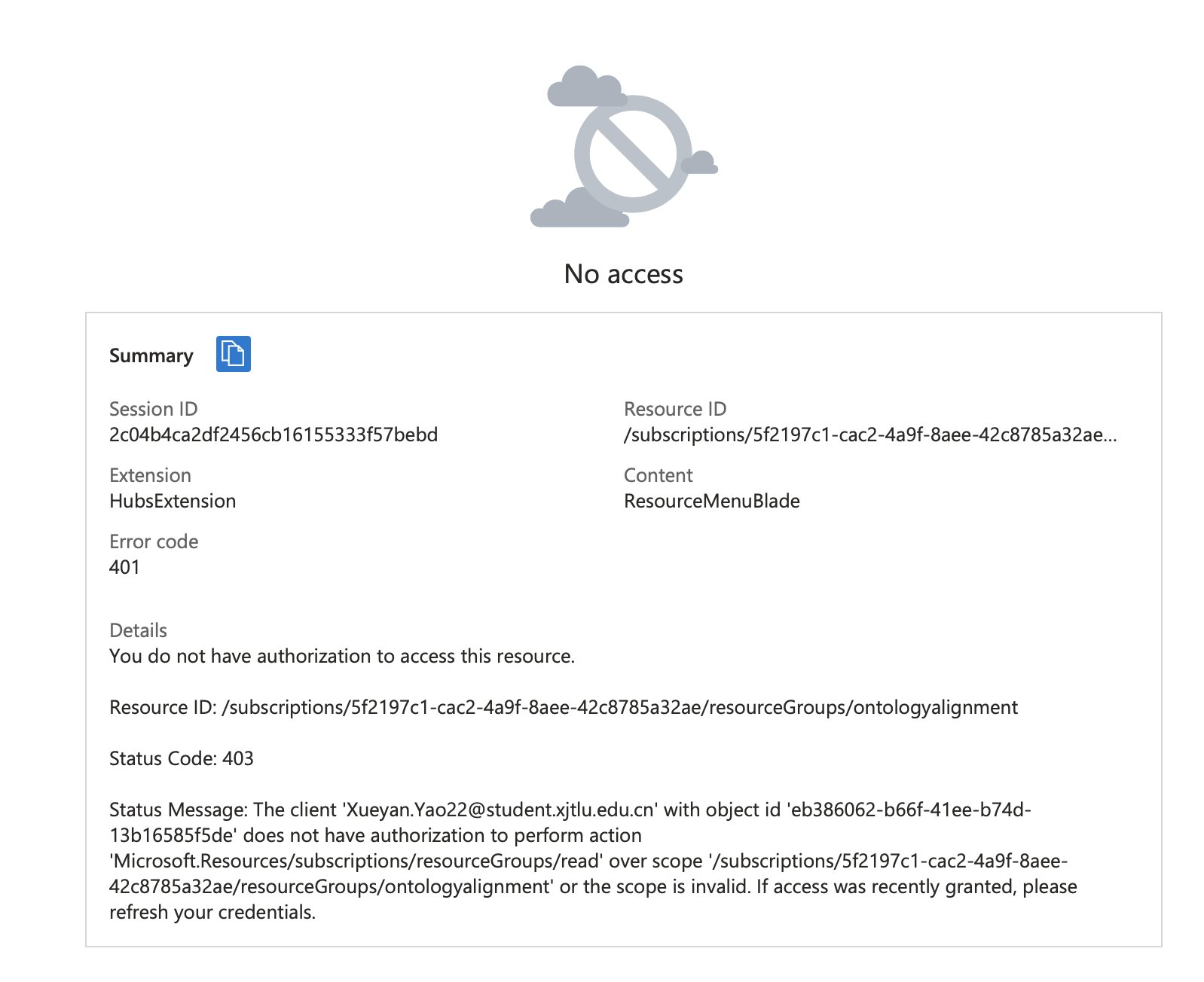 I already have the access to the subscription, but I cannot access the ...