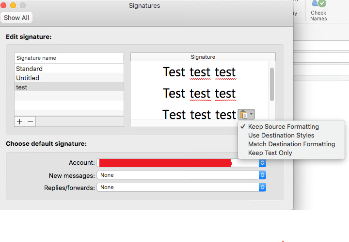 Microsoft Outlook for Mac (v. 15.39) E-mail Signature Alignment Issue ...
