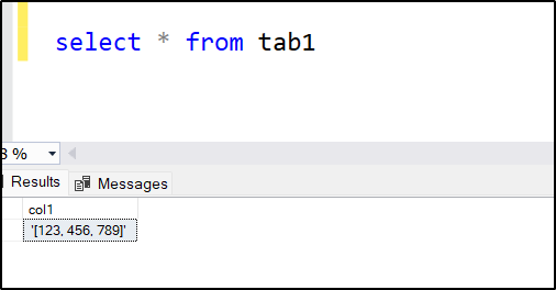 How to store stringified array in Synapse? - Microsoft Q&A