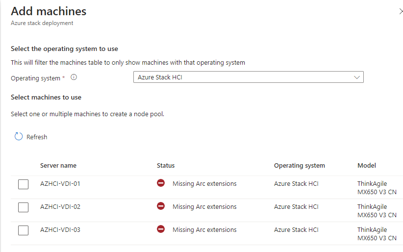 How Do I Fix Arc Local Machines Missing Arc Extensions When Trying To Create An Azure Stack Hci