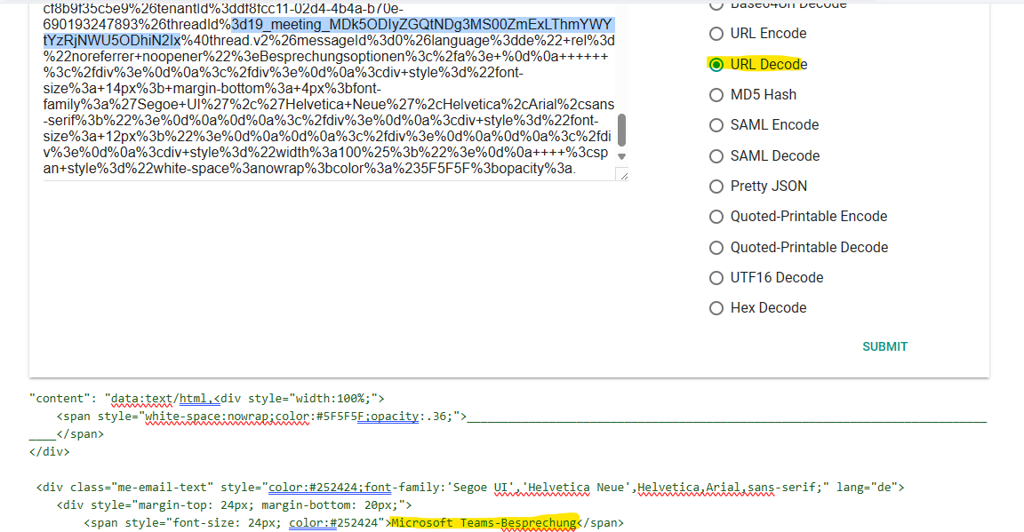 Teams Meeting Join information is always in English if created through the Microsoft Graph API ...