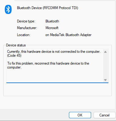Bluetooth Driver Error - Microsoft Q&A