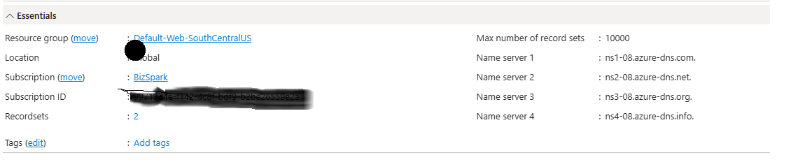 Delegate to Azure DNS not working, despite notification that it is - Microsoft Q&A