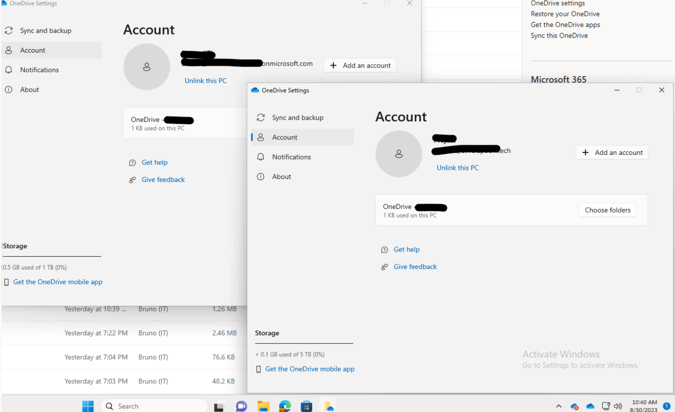 Multiple OneDrive for Business Account with Different Domain ...