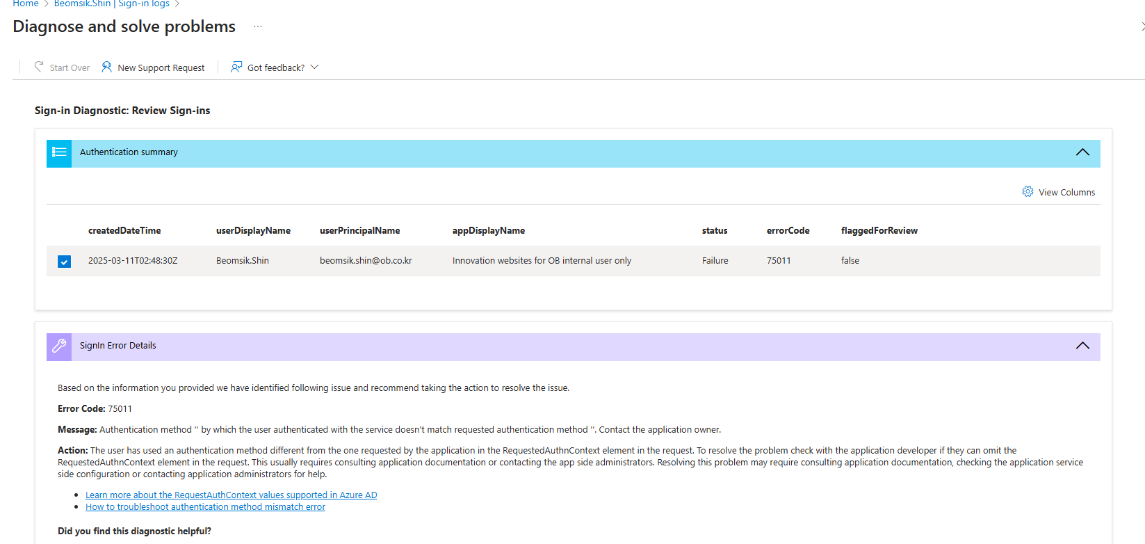 SSO Login Issue Occurs - Microsoft Q&A