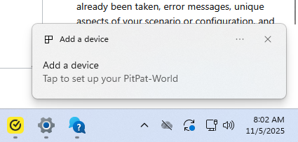 An annoying pop up prompt to add a device for an app I never heard of before keeps appearing ...