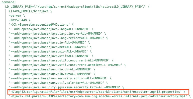 Synapse Spark Logging Configuration - Microsoft Q&A