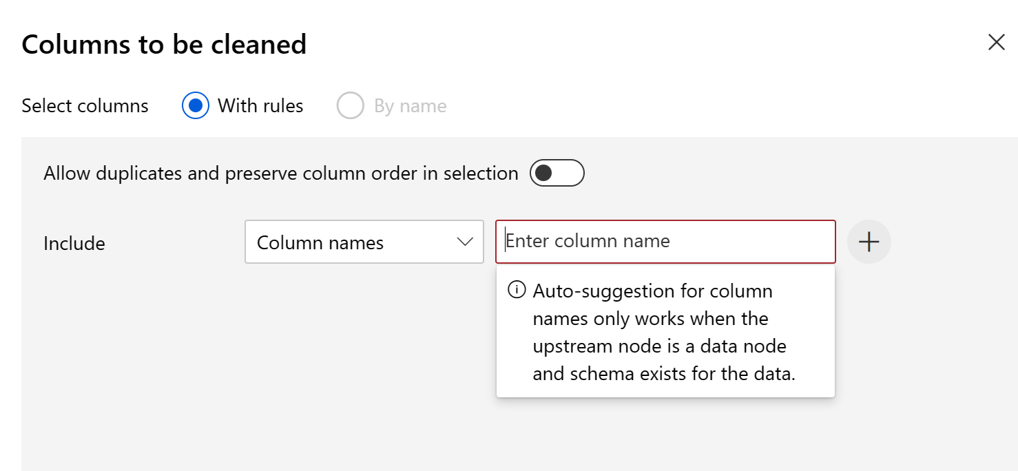 Azure Ml Designer Not Auto Suggestion Column Names Microsoft Qanda