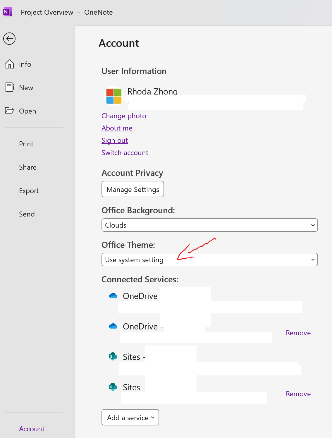 Dark mode in OneNote not being changed live, only after OneNote restart ...
