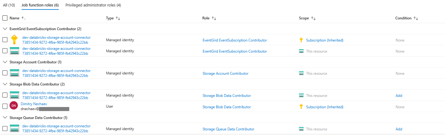 Databricks - Cannot activate File Events for External Location / ADLS V2 - Microsoft Q&A