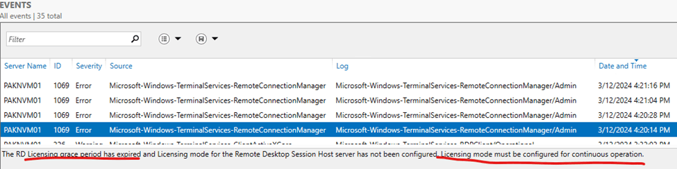Remote session was disconnected because there are no Remote Desktop ...