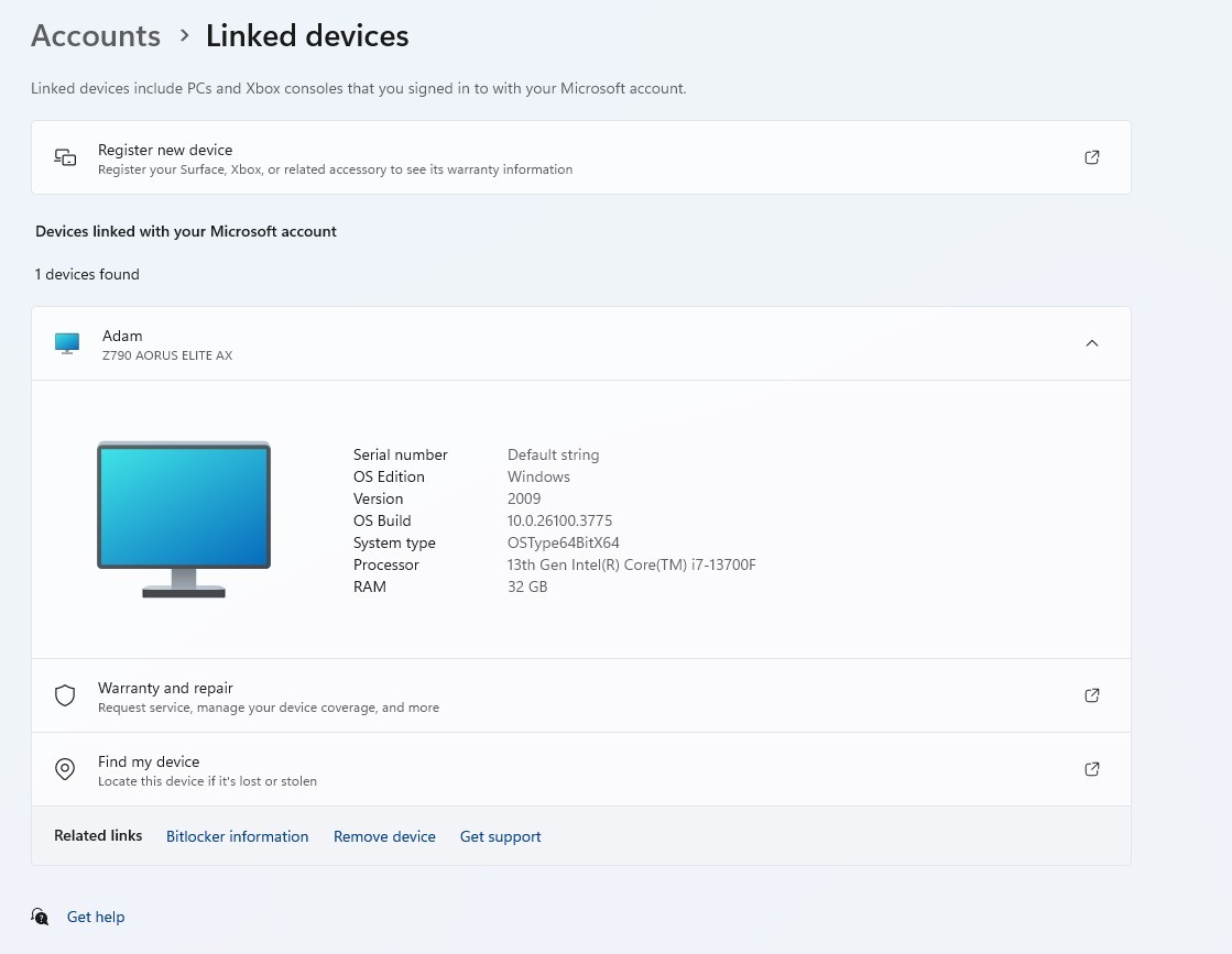 I reformatted my windows 11 PC fresh copy of windows now my device has ...