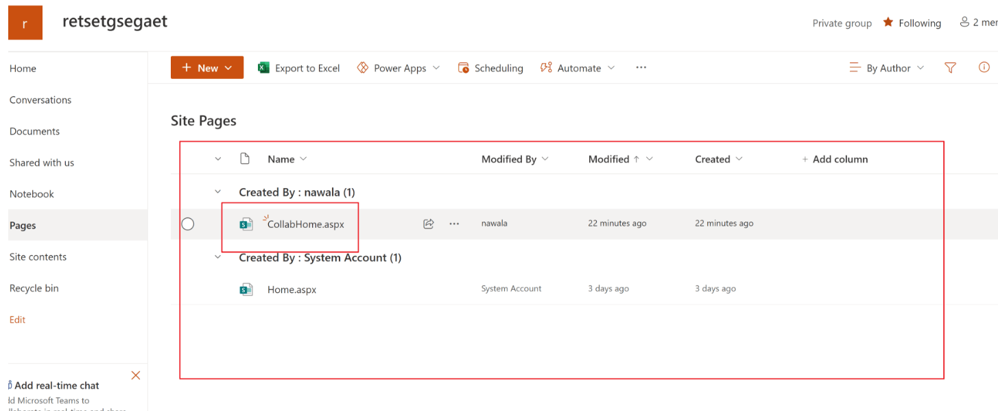 Pages in SharePoint Online - Microsoft Q&A