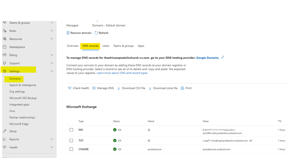 When someone sends me an email they get error: 550 5.4.1 "Recipient address rejected: Access ...