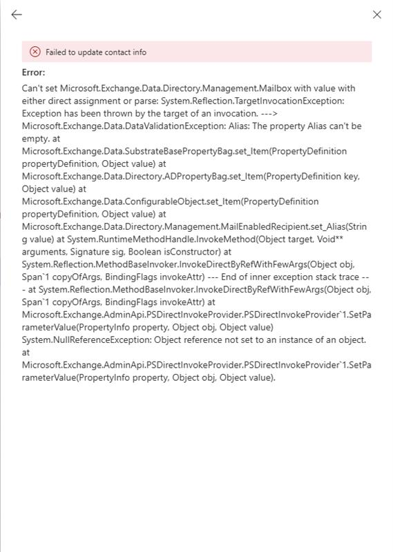 How to remove alias in a user - Microsoft Q&A
