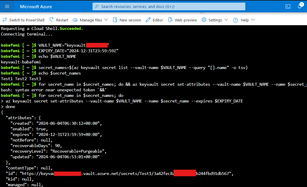 How to set expiry date for all the azure key vault secrets ? - Microsoft Q&A