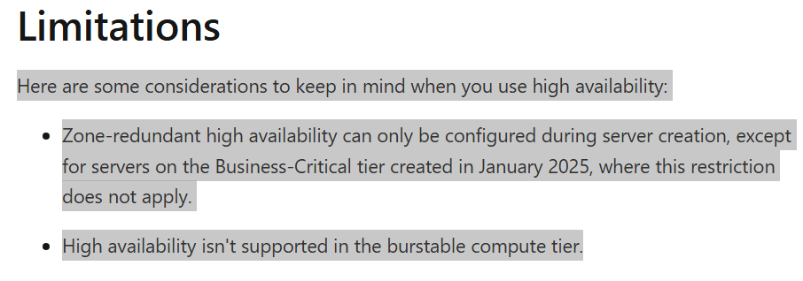 Error while deploying mySQL server on Azure - Microsoft Q&A