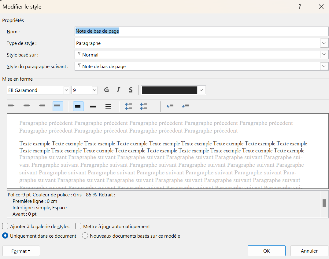 Problème avec les notes de bas de page de Word - Microsoft Q&A