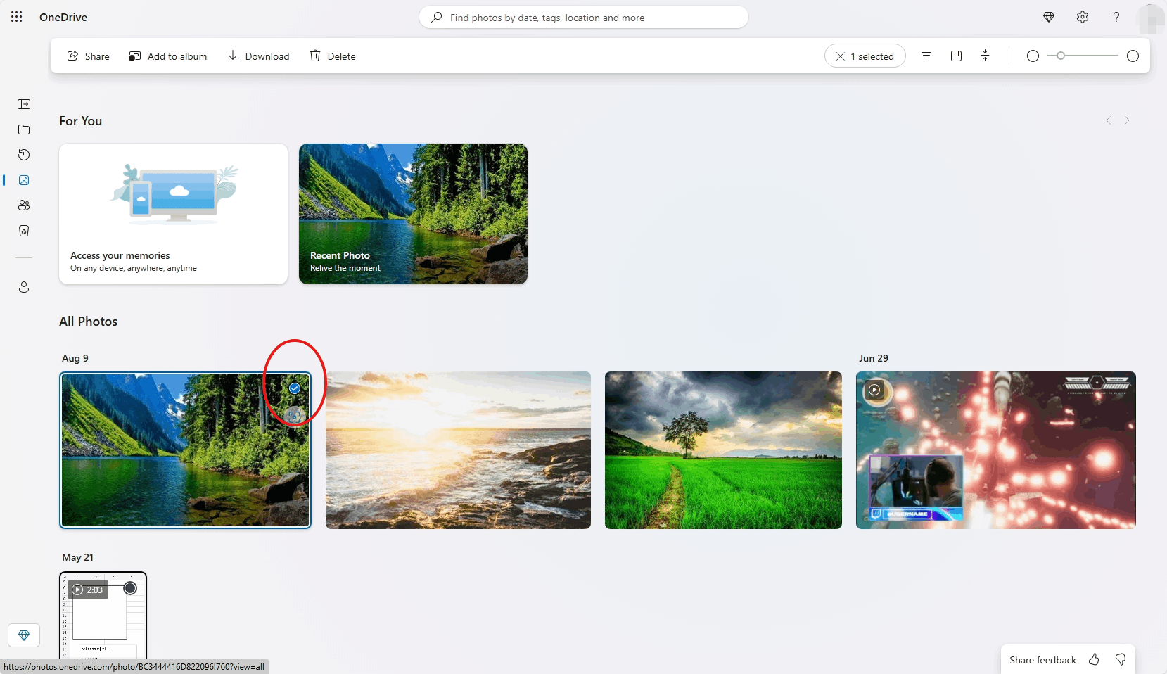 how to move photos FROM OneDrive to my icloud.com on Apple Mac Air pc ...