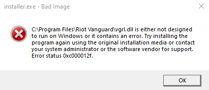 Riot Vanguard issues - Microsoft Q&A
