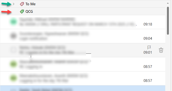 New Outlook: Collapsing categories filter in inbox - Microsoft Q&A