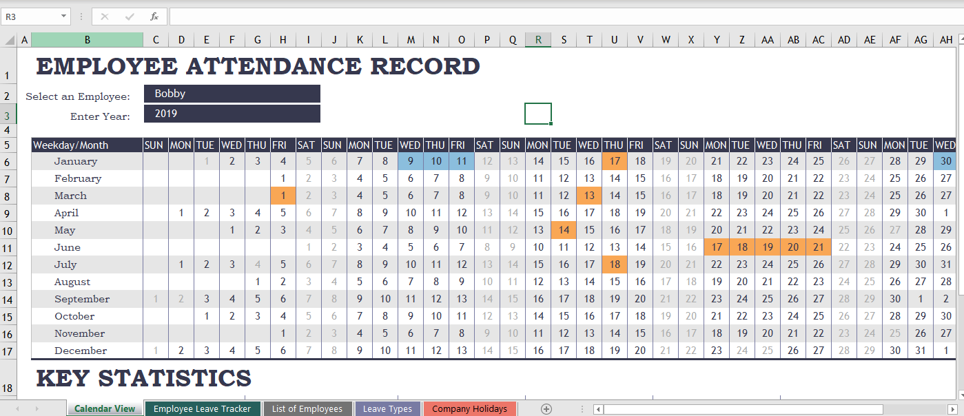 Excel Employee Attendance Tracker Template - Microsoft Q&A