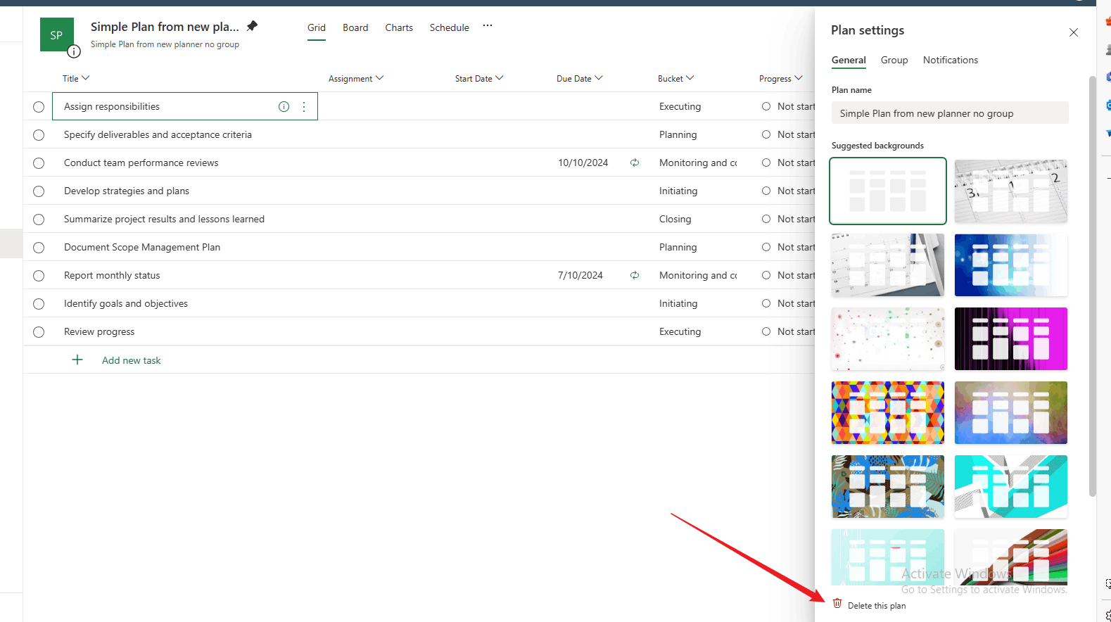 How to get tasks from a plan to appear in calendar and in My Day ...